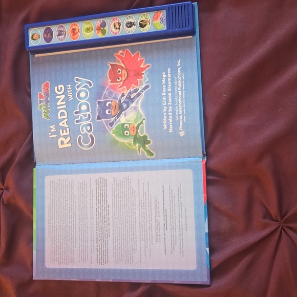 Other | Pj Masks Im Reading With Catboy Sound Book | Poshmark